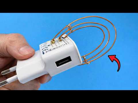 Nie wieder eine Antenne kaufen! Kupferdraht an ein Handy-Ladegerät anschließen – Ergebnis ansehen