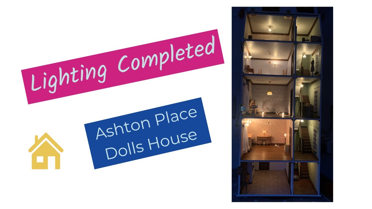 Lighting is Completed in Ashton Place Dolls House, take a look! - Sue ...
