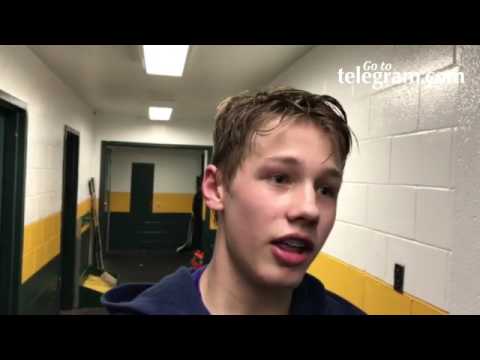 Freshman Jake Hewitt talks about his four-goal performance against ...