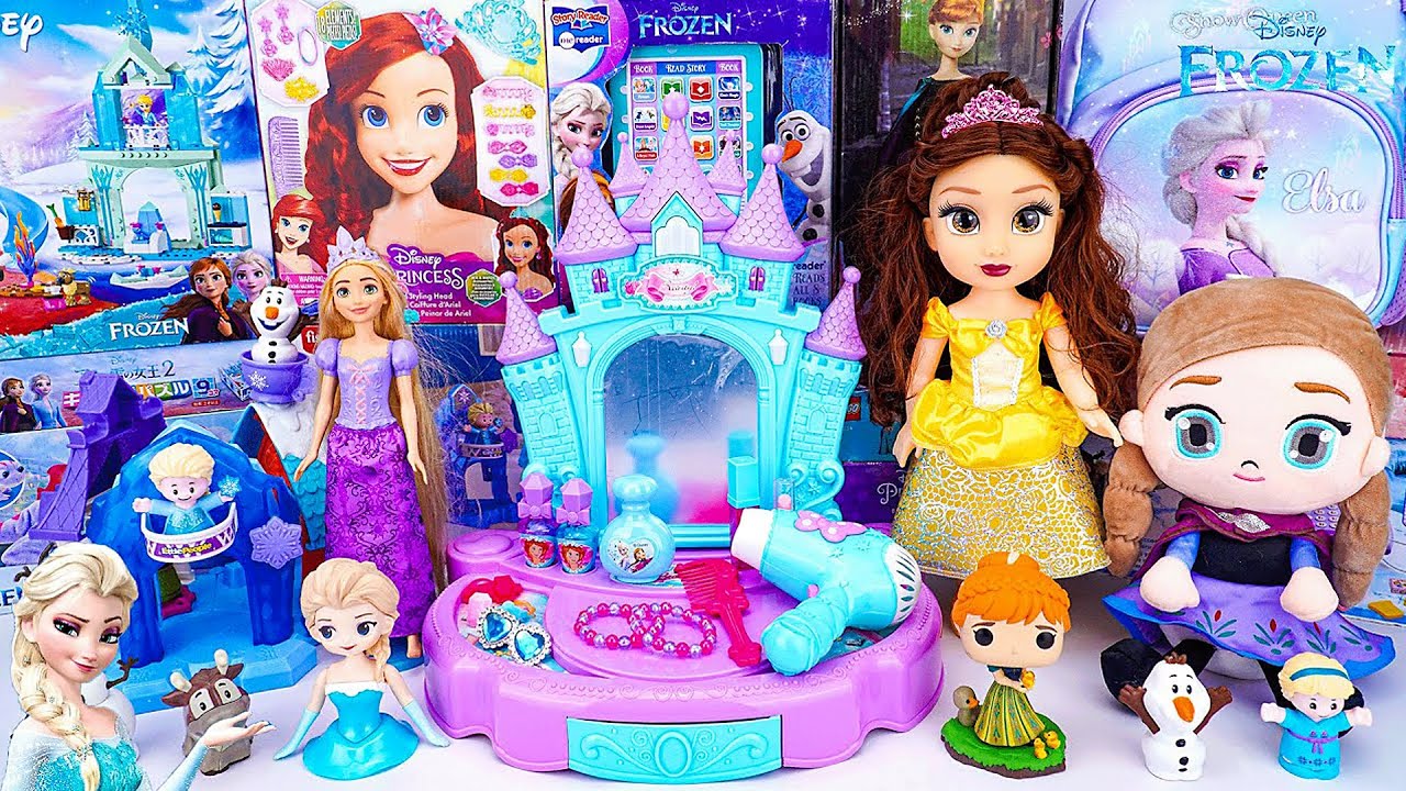 89 Minutes with Disney Frozen Toys Collection Unboxing | Disney ...