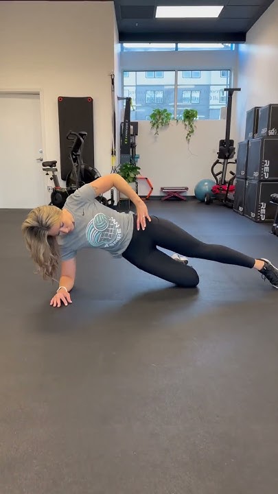 Modified Side Plank Hip Tap - YouTube