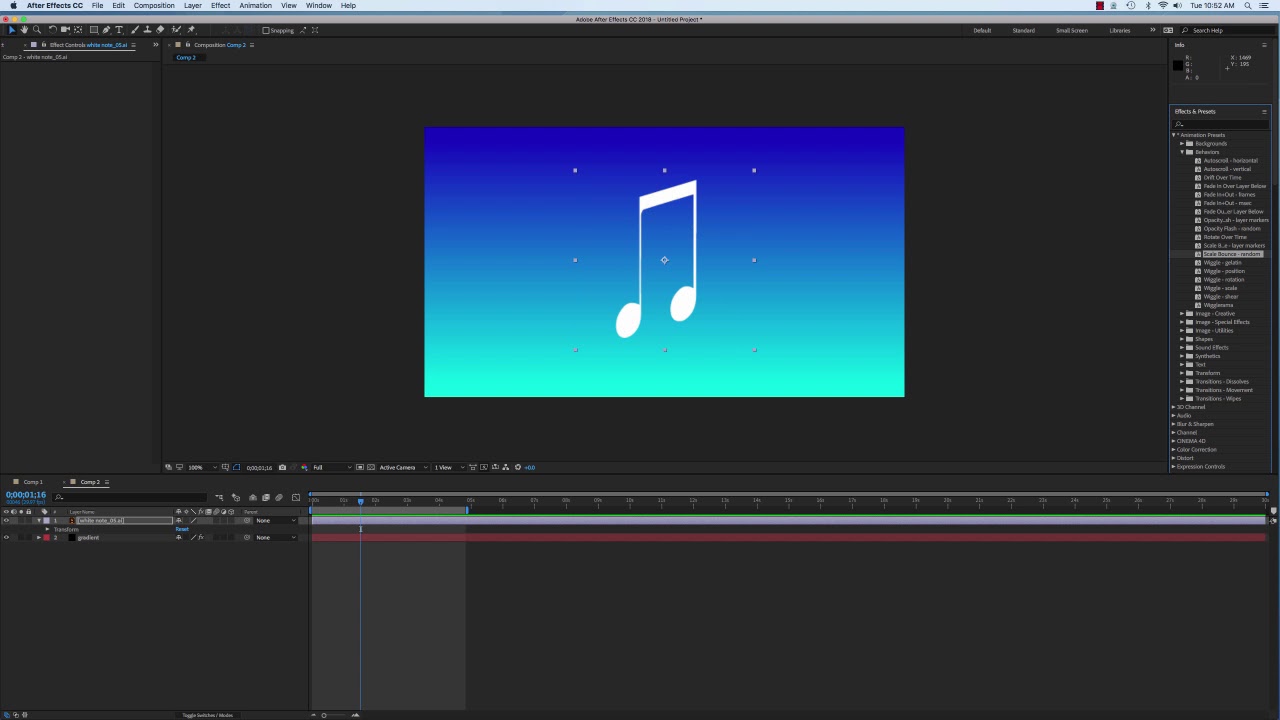 Using Animation Presets on Graphics - YouTube