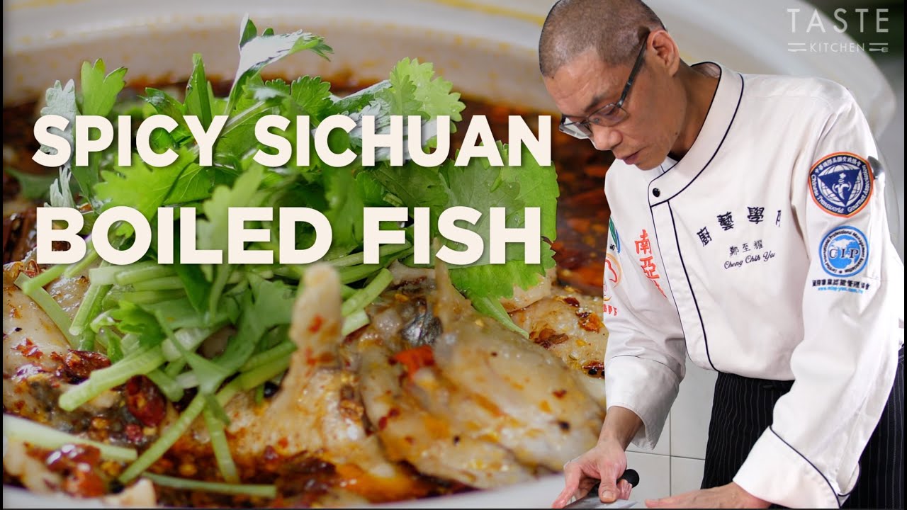 Spicy Sichuan Boiled Fish｜Master chef｜Taste Kitchen - YouTube