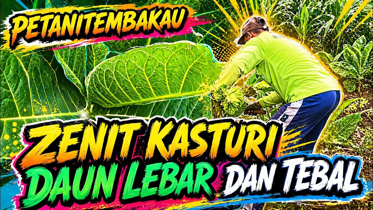 Senit Tembakau Kasturi Daun Lebar & Tebal - YouTube