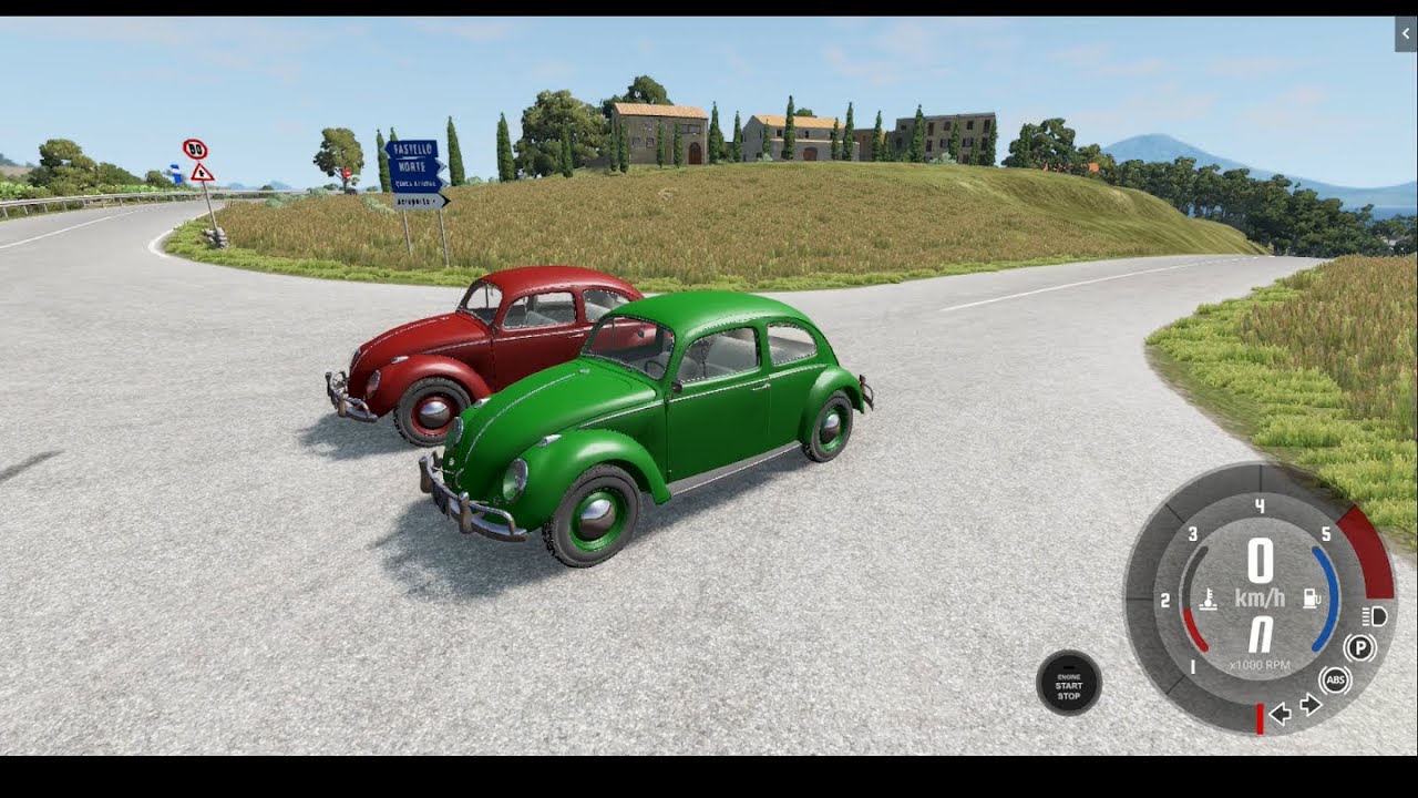 Passeio Livre #50 (Volkswagen Fusca) / BeamNG Drive / Free Ride - YouTube