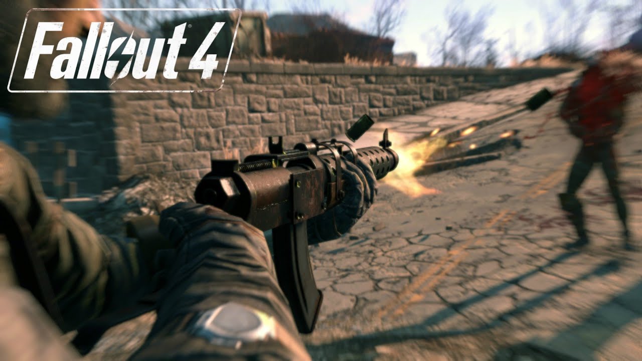 Fallout 4 Crude Blowback Gun Mod Showcase - YouTube