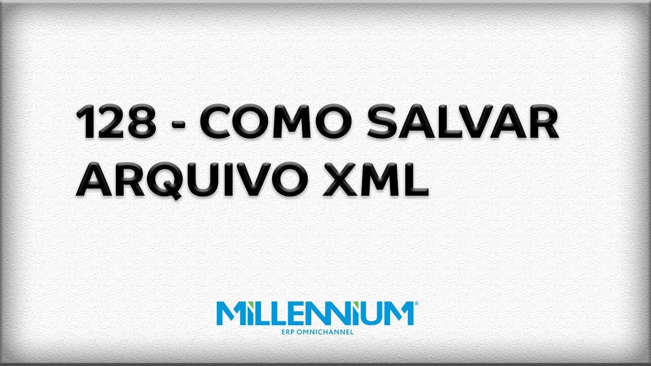 128 - Como salvar aquivo XML - YouTube