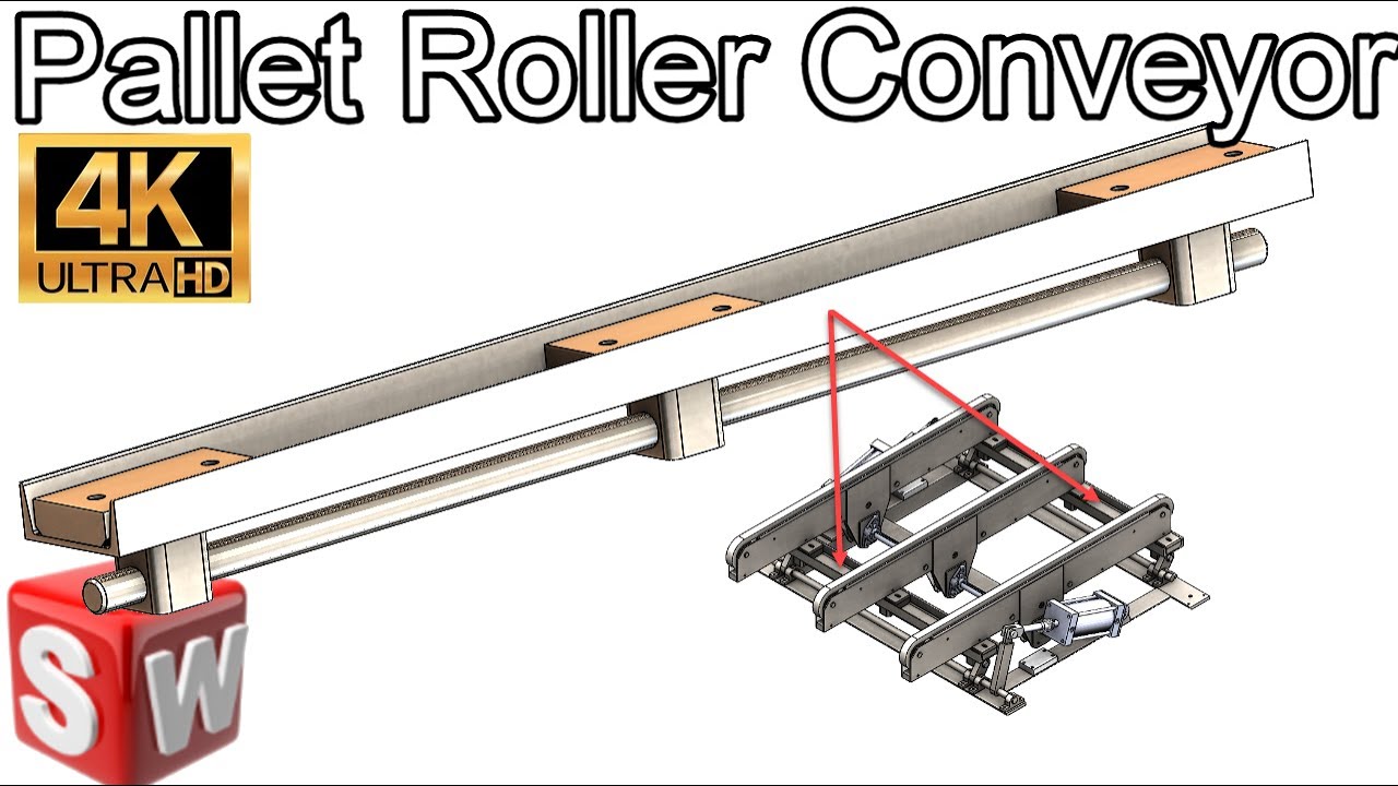 Chain Drive Roller Conveyor for Pallet Part 3 90deg Pop-Up Pallet ...