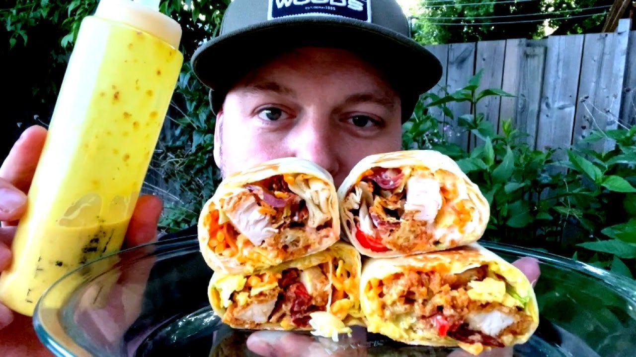 POPEYES KFC HYBRID HOMEMADE TWISTERS IN THE GARDEN OF EATIN... - YouTube
