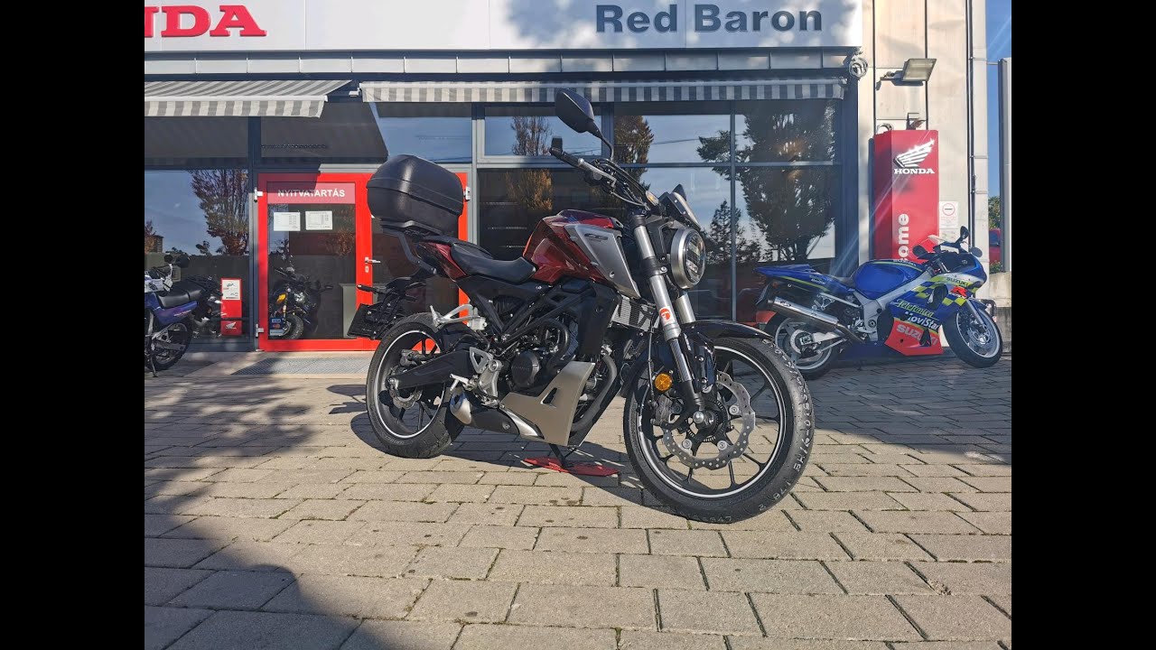 Használt motor bemutató a Red Baron-nál. HONDA CB 125R Azonosító ...