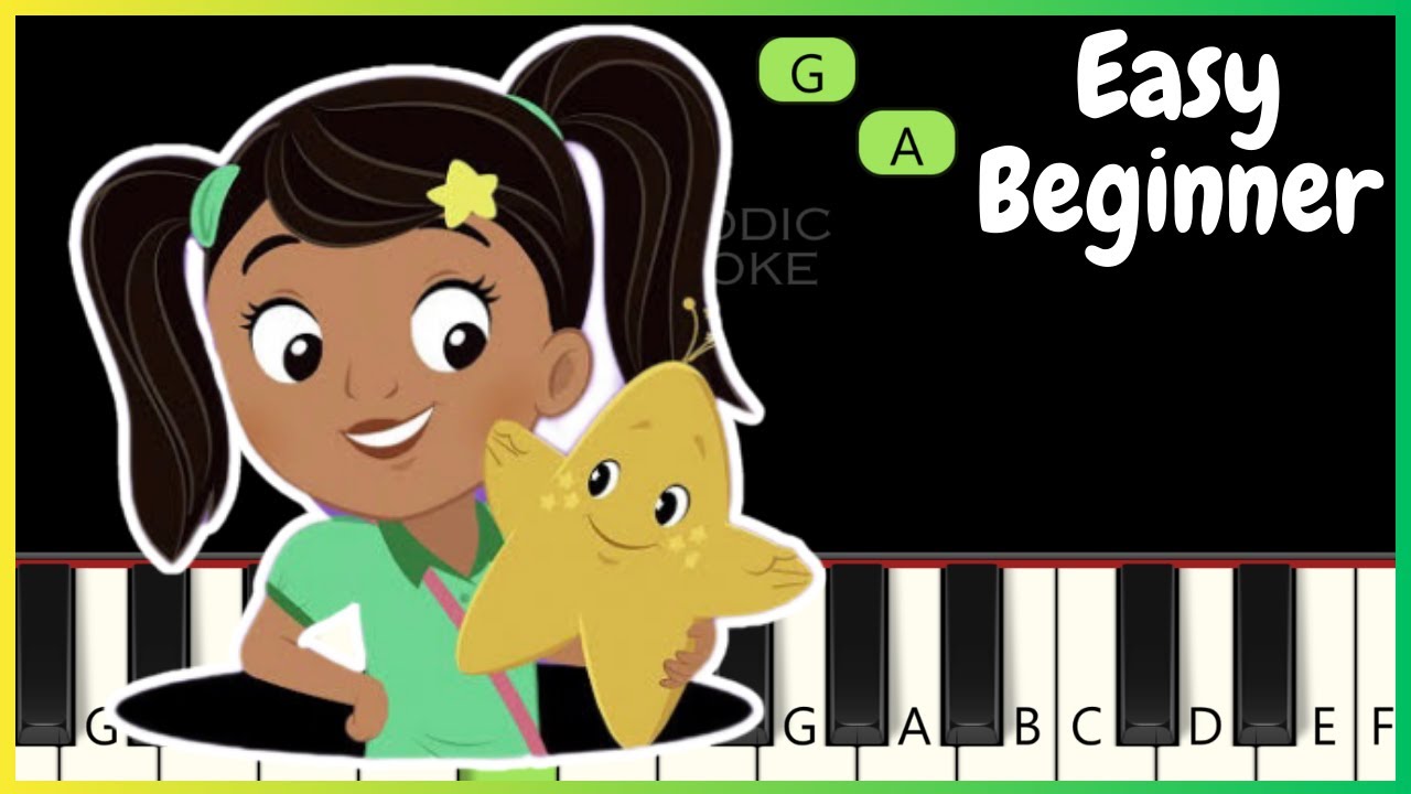 Nina's world theme song | VERY EASY BEGINNER PIANO TUTORIAL - YouTube
