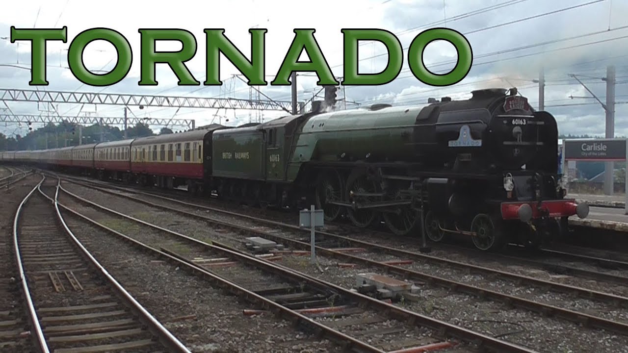 BR Peppercorn A1 60163 'Tornado' Steam Loco at Carlisle Station - YouTube