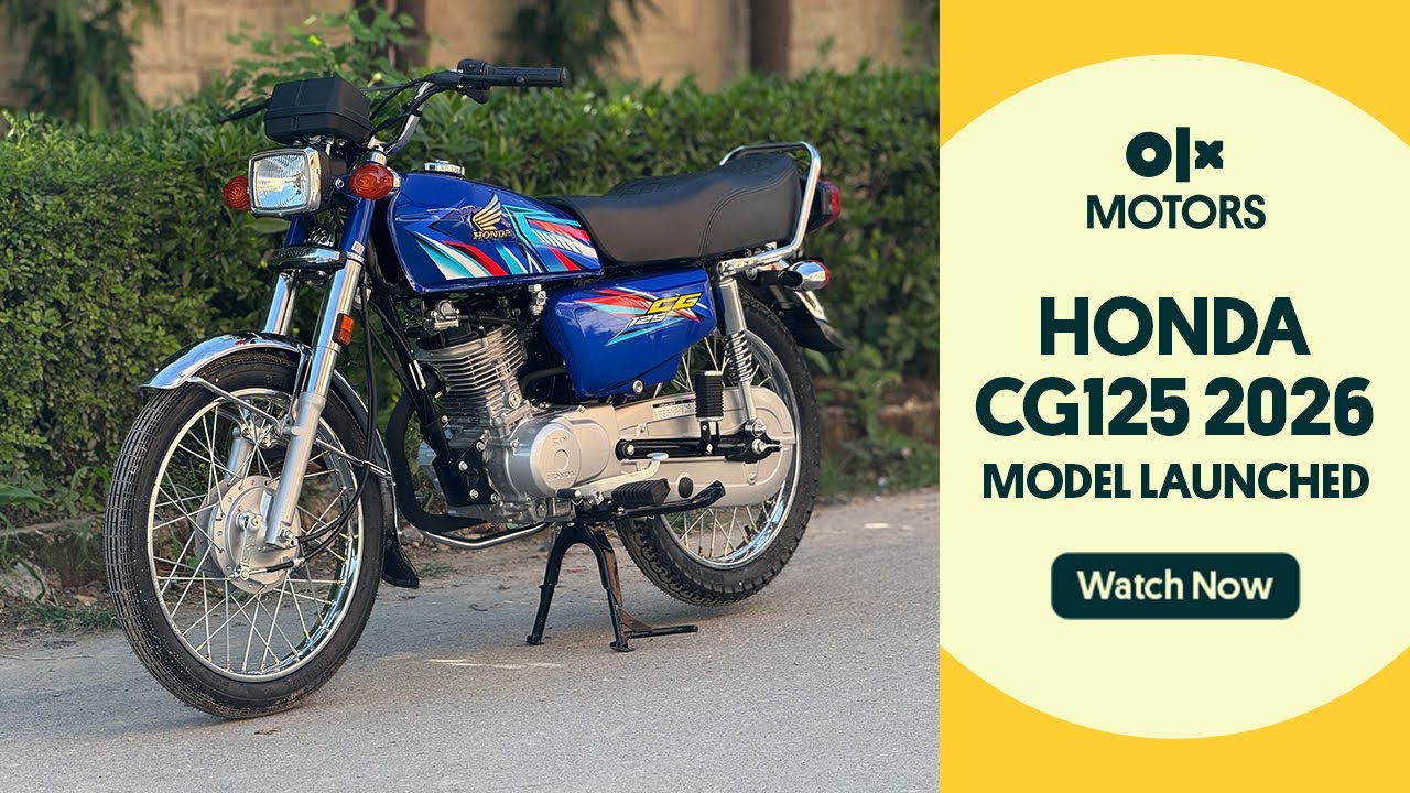 Honda CG125 2026 Launched | New Stickers & Price - YouTube