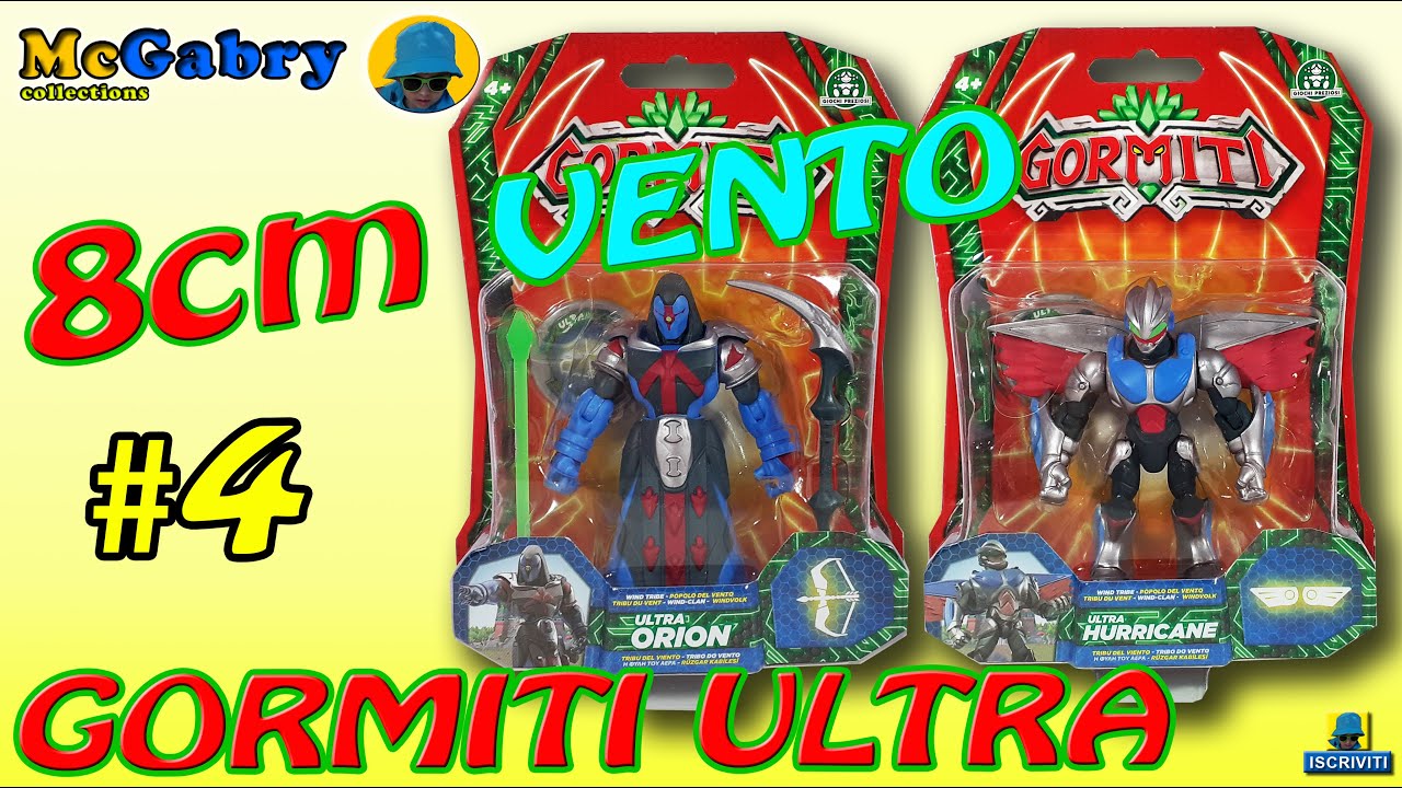 GORMITI ULTRA 8cm SERIE 2 EVOLUZIONE MEKA-ULTRA ORION & ULTRA HURRICANE ...