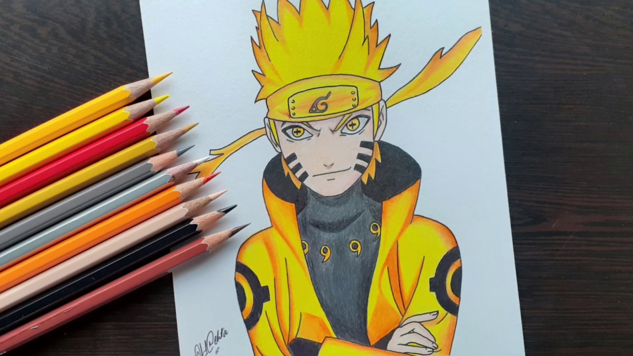 Drawing Uzumaki Naruto (Timelapse drawings) - YouTube