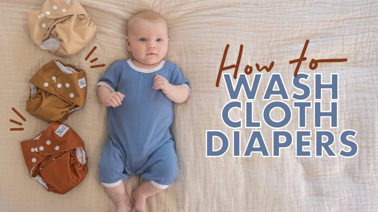 How to Wash Cloth Diapers - YouTube