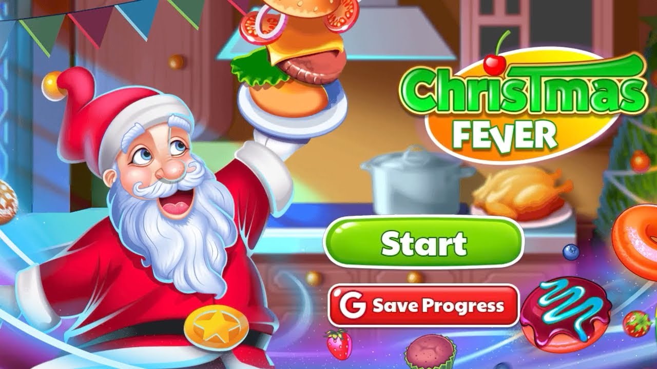 Christmas Fever food game Level 1 To 16 complete in the game...🥩🍕😯 ...