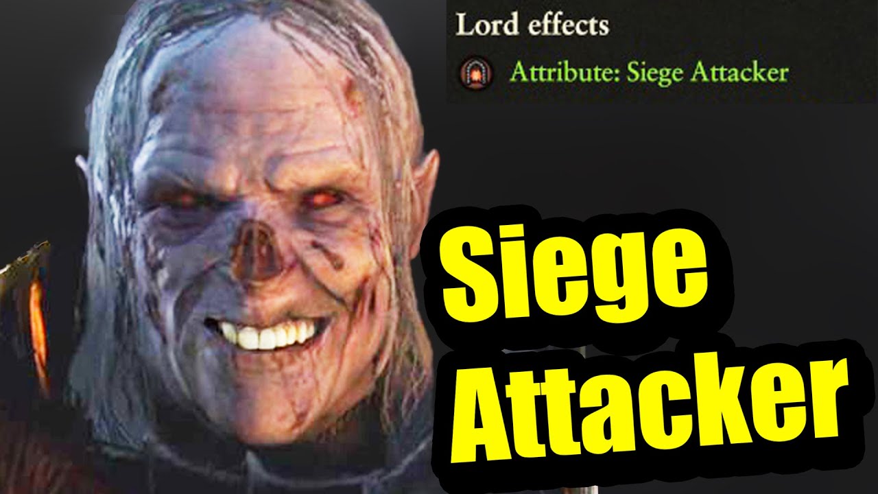 'Siege Attacker' Trait in a Nutshell - YouTube
