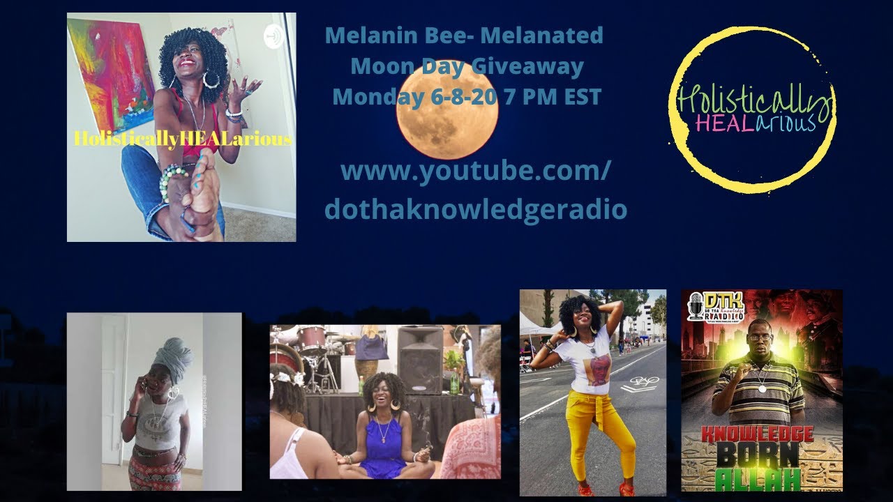 Melanin Bee- Melanated Moon Day Giveaway - YouTube