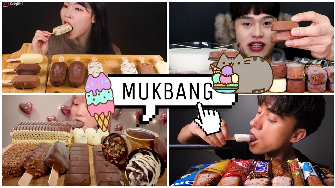 🍦ICE CREAM🍦 MUKBANG||compilation||EATING SOUNDS [ASMR] NO TALKING||edit - YouTube