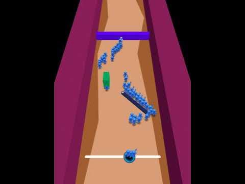 ORCA (RVO2) Crowd Simulation Algorithm Enhanced With Swept Collision Obstacles. - YouTube