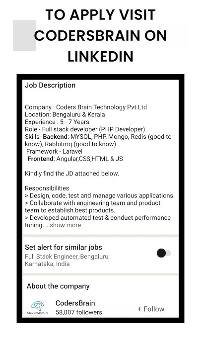 CODERSBRAIN IS HIRING FULL STACK DEVELOPERS!! #shorts #youtubeshorts - YouTube