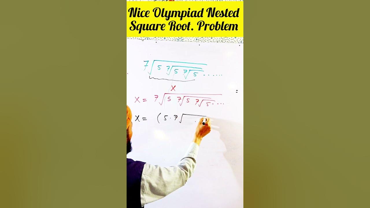 Nice Olympiad Nested Square Root Problem #Nicesquareroot #rootsquare # ...