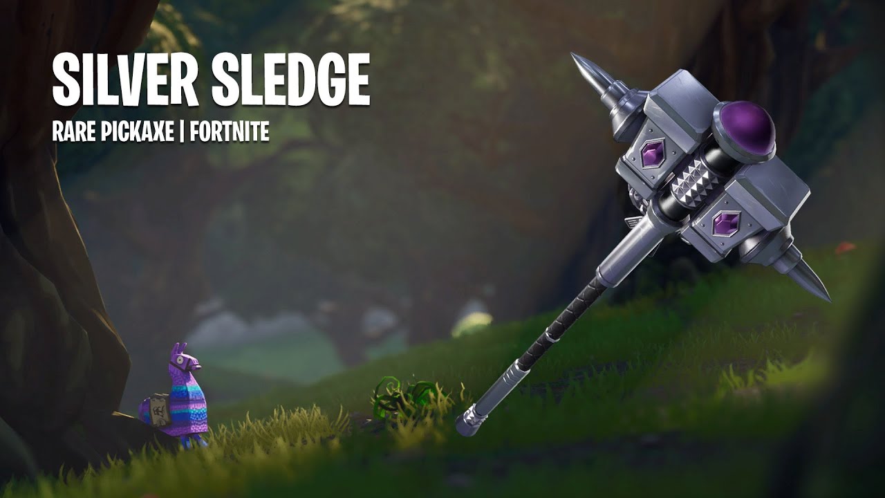Silver Sledge | Rare Pickaxe | Fortnite - YouTube