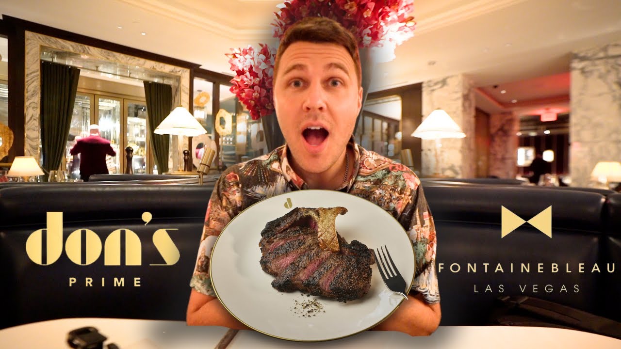 I Try Don’s Prime Steakhouse at Fontainebleau Las Vegas - YouTube