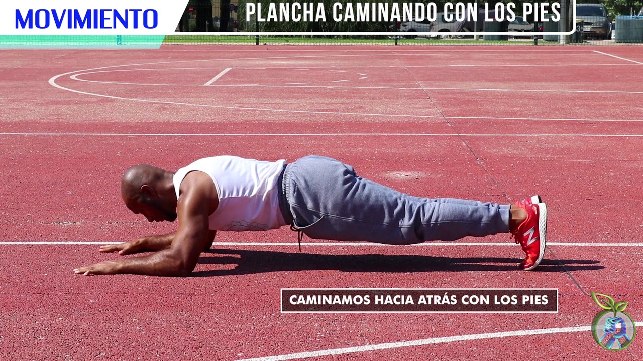 Plancha caminando con los pies (walking plank) - YouTube