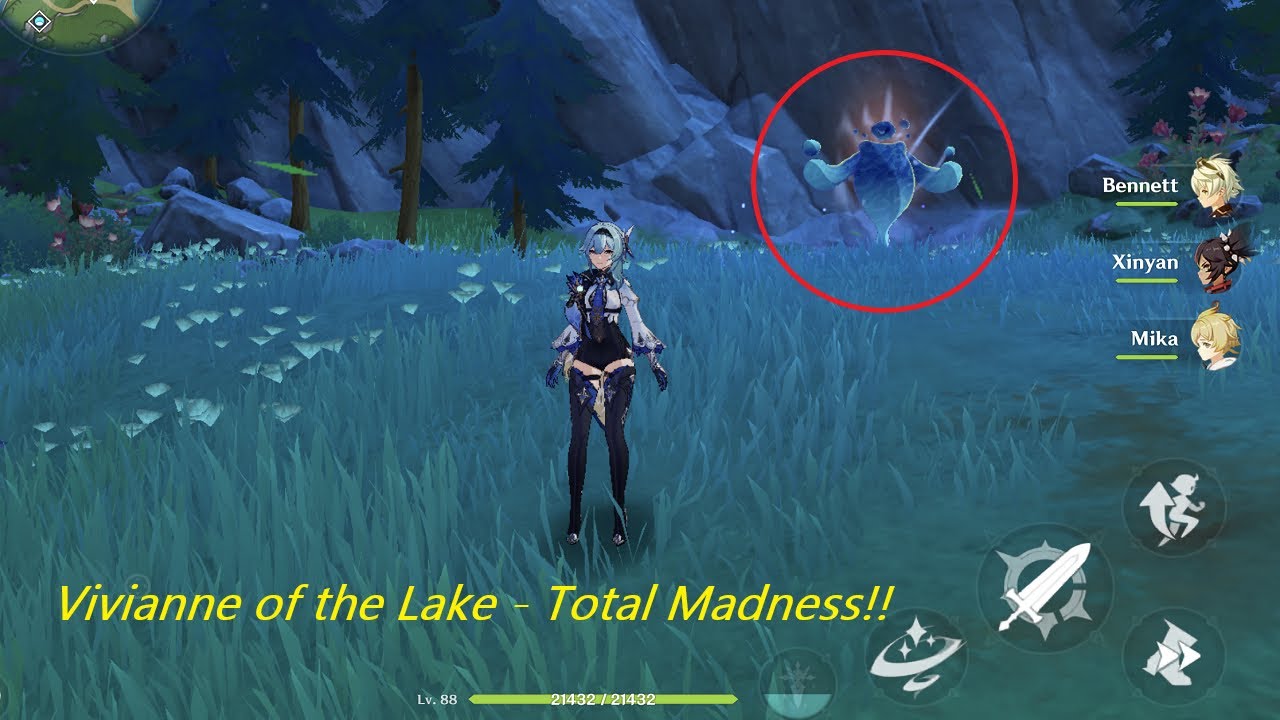 Fontaine New Boss: Vivianne of the Lake (very high HP and def) - YouTube