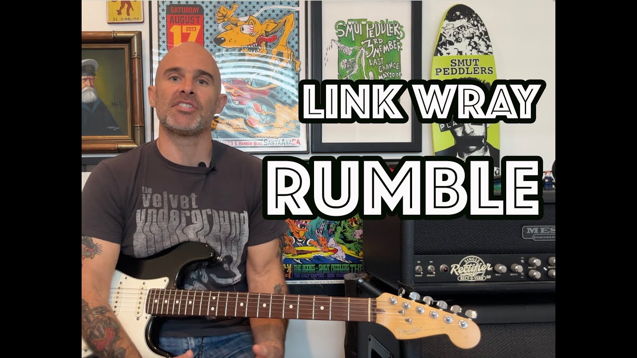 Rumble by Link Wray Guitar Lesson + Tutorial - YouTube