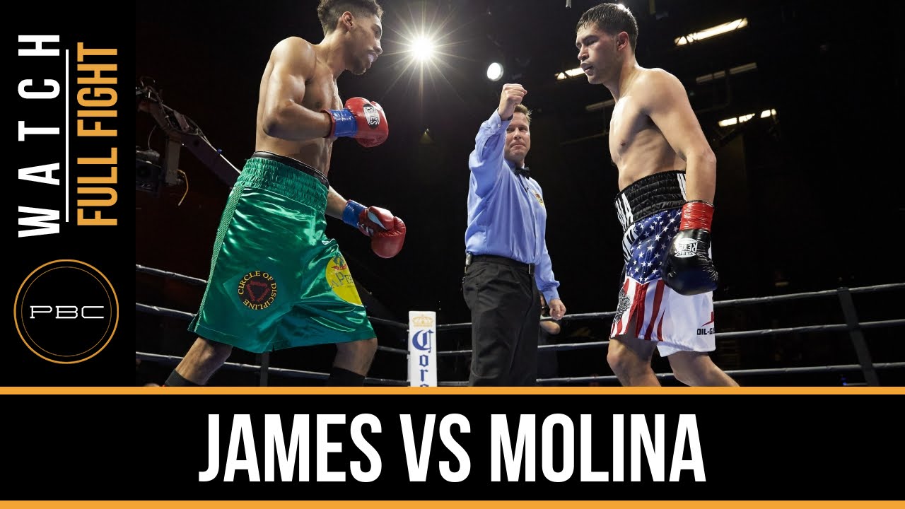 James vs Molina FULL FIGHT: Jan. 19, 2016 - PBC on FS1 - YouTube