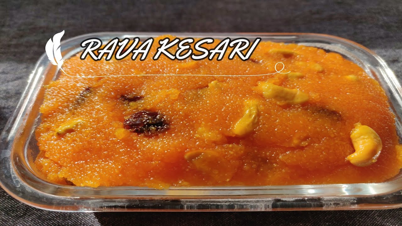Rava kesari | Sooji Halwa | Kesari recipe | Easy and Tasty - YouTube