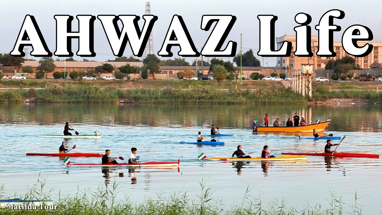 Local Life in Ahwaz | Exciting Boating on Karoon River , Ahvaz, IRAN ...