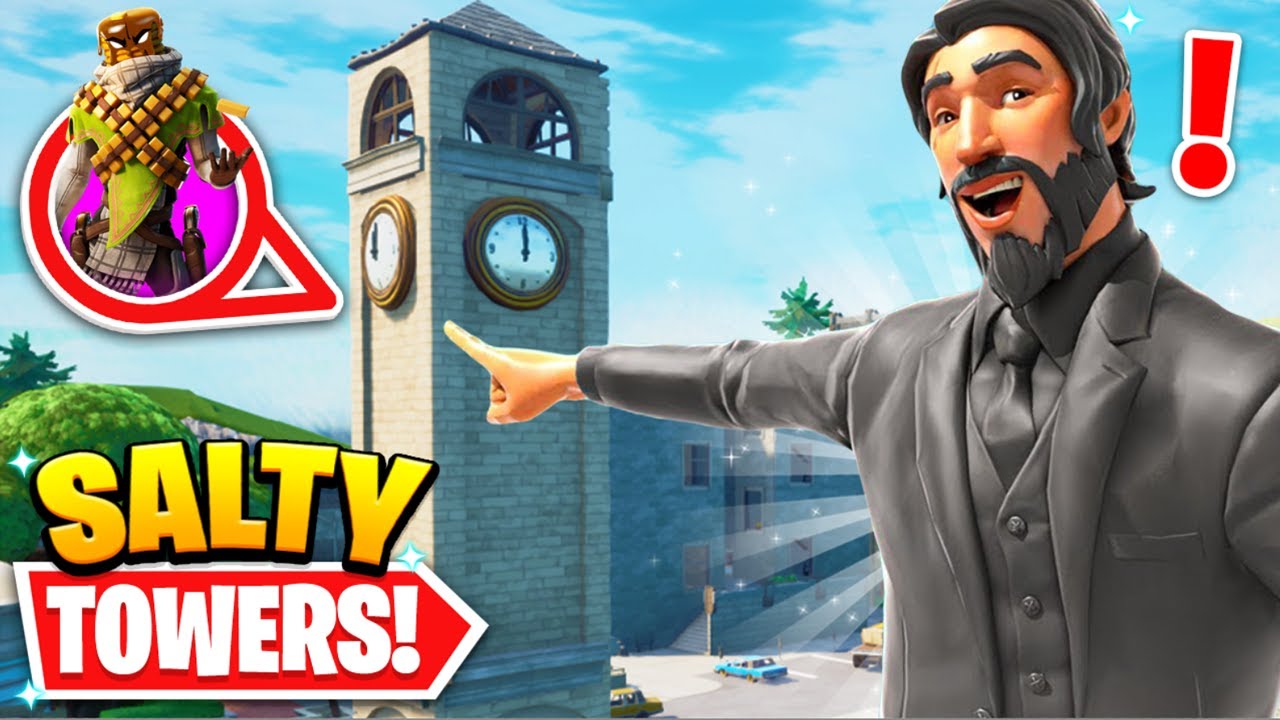 HIDE OR SNITCH in the NEW SALTY TOWERS... (Tilted Towers) - YouTube