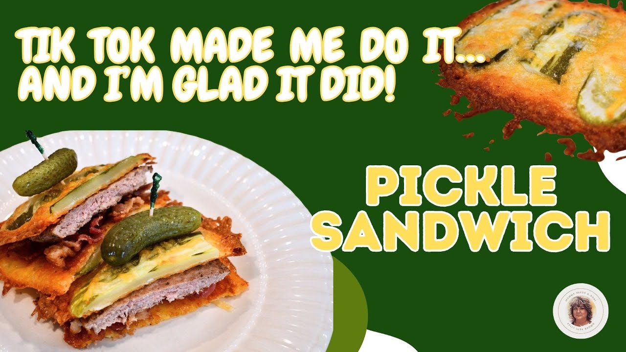 Tik Tok Made Me Do It! Pickle Sandwich #pickle #yummy #delicious - YouTube