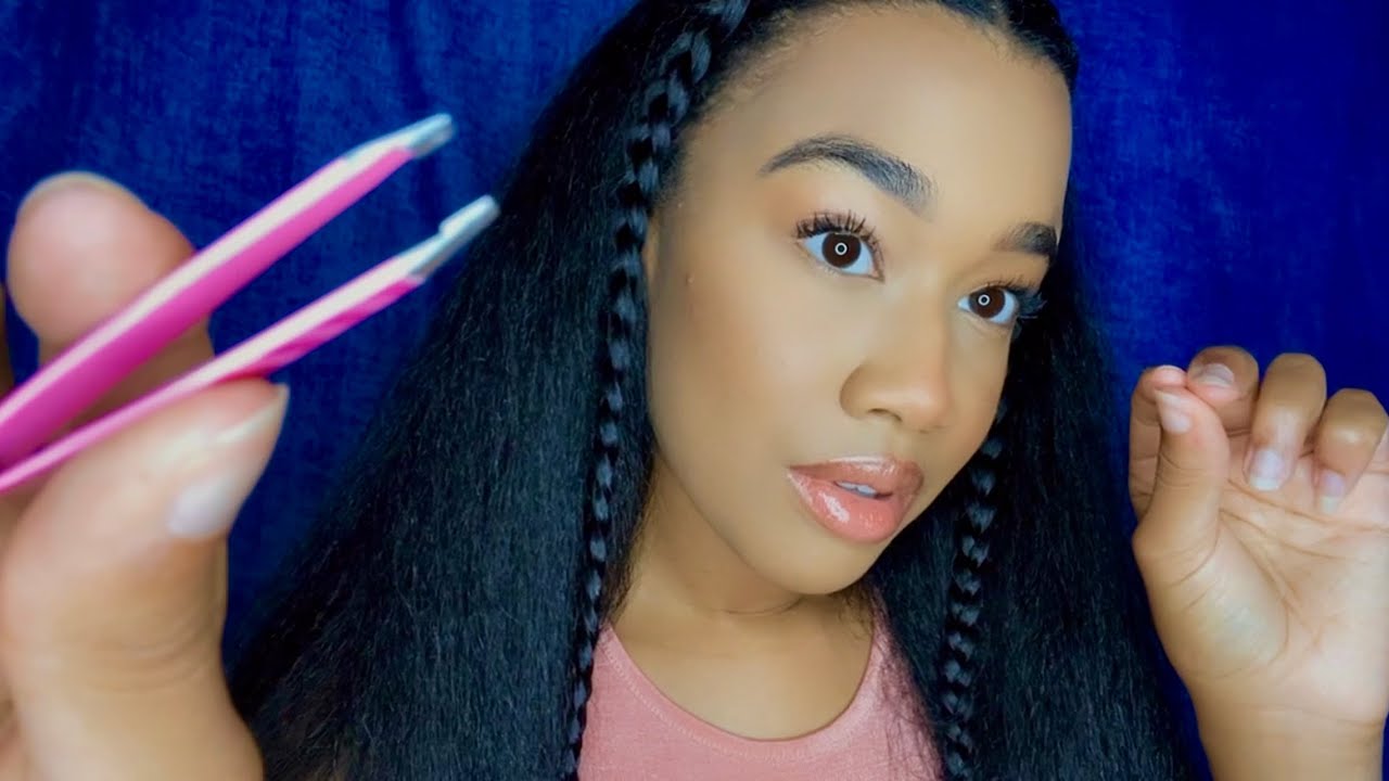 ASMR Plucking Away Your Stress and Anxiety ⚡️🤏🏽 Negative Energy ...