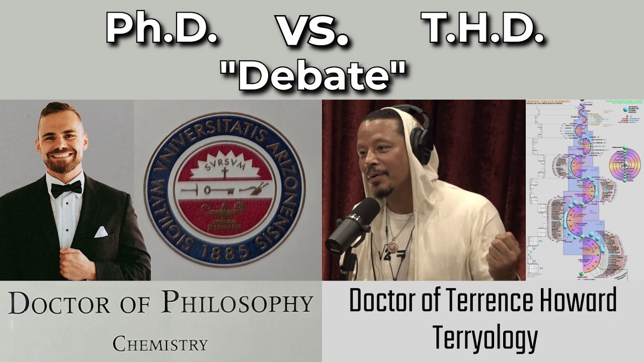 PhD(chemistry) vs TH.D(terryology) | Terrence Howard Debate - YouTube