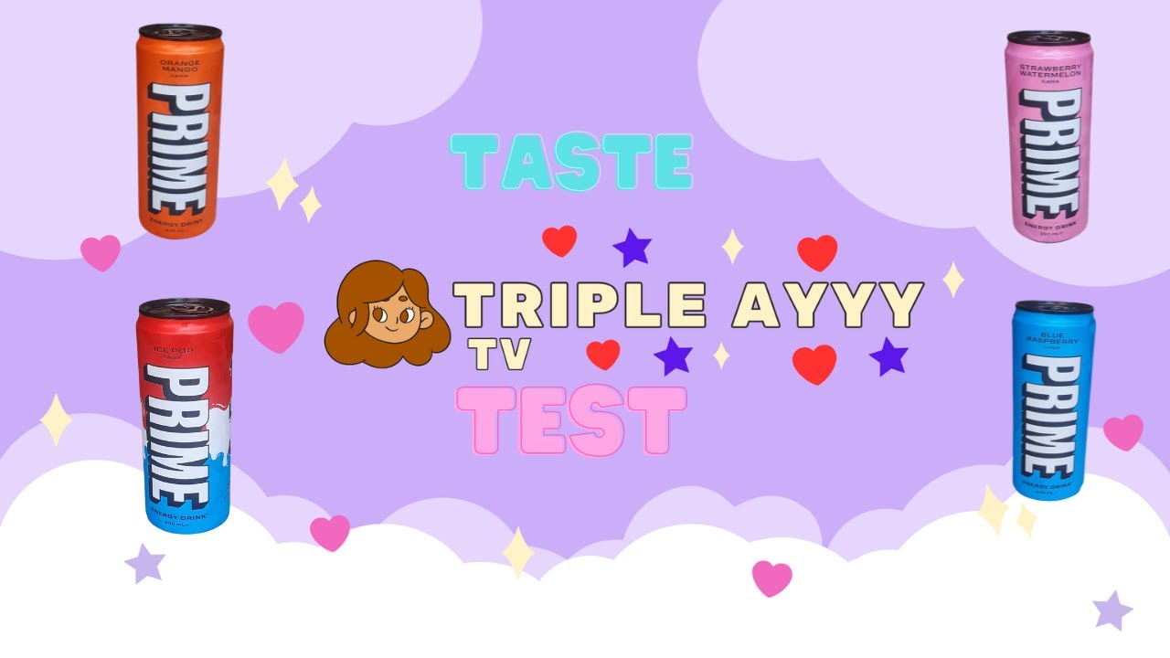 TRIPLE AYYY TV TASTE TEST ⚡⚡🥤🥤 - YouTube