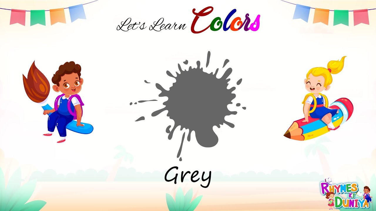 Fun & Easy: Learn Color Names for Kids with Fun Cartoons! Color ...