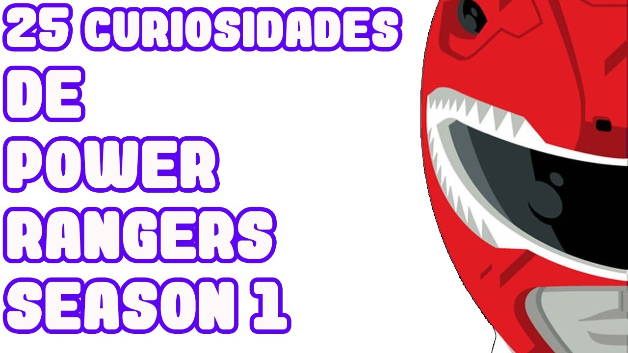 25 cosas que NO sabías de POWER RANGERS (season 1) - YouTube