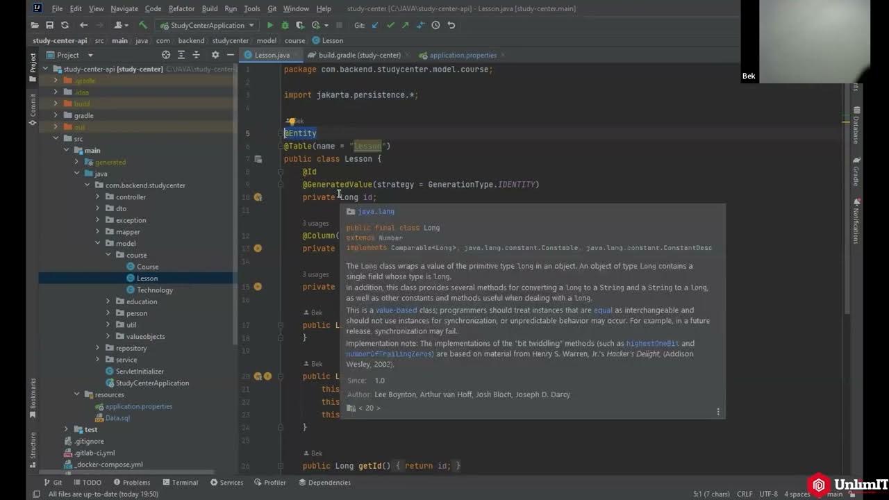 9-dars | Java Back-end | UnlimIT - YouTube