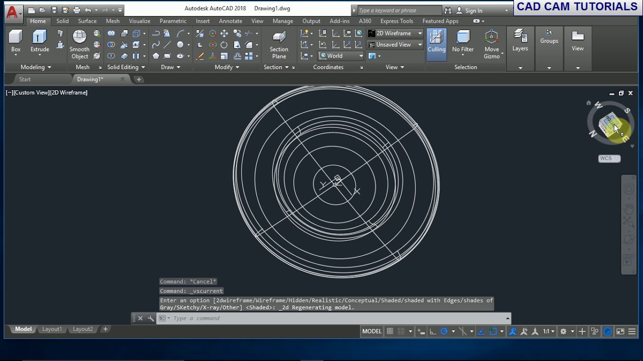 AutoCAD TUTORIAL 2018 BUTTON YouTube autocad-tutorial-2018-button-youtube