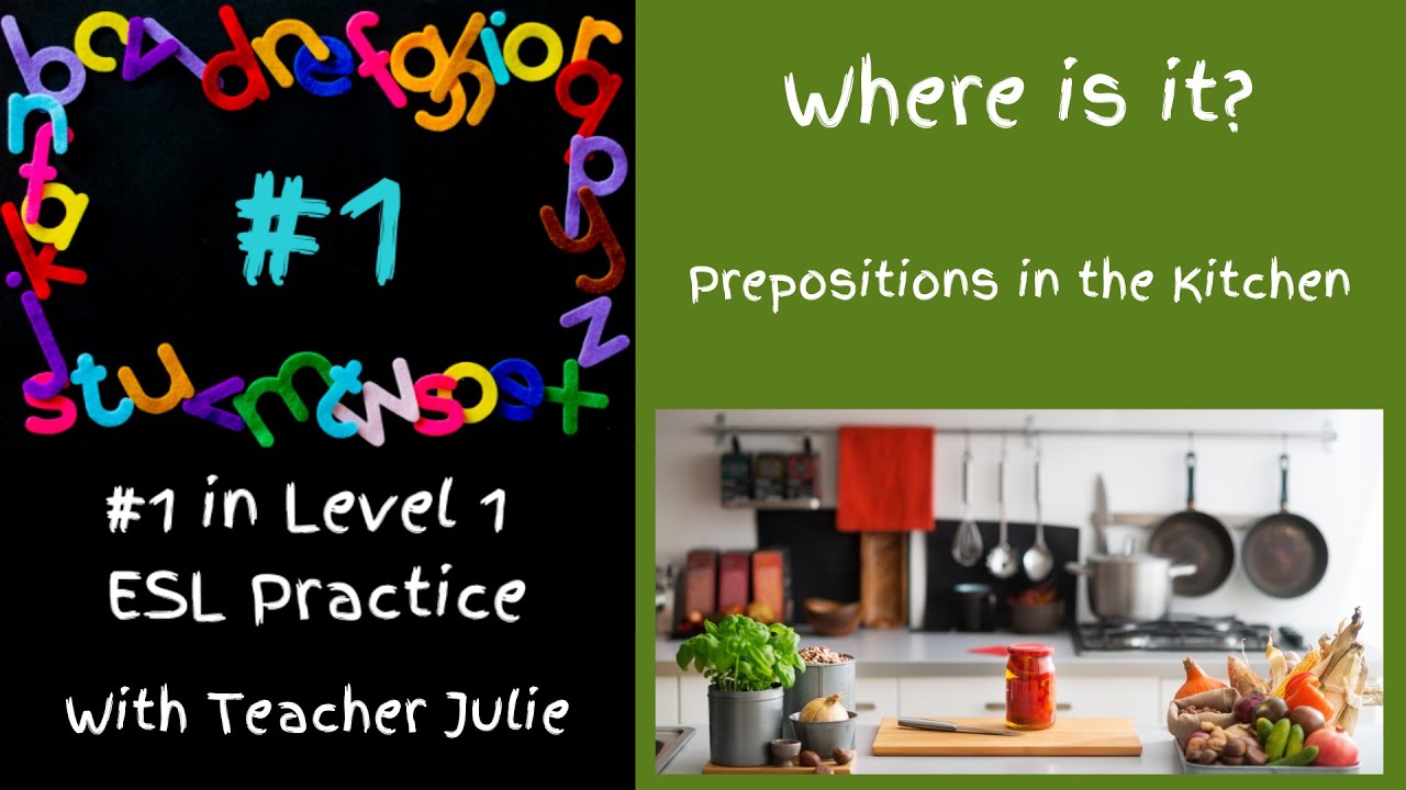Prepositions in the Kitchen - YouTube