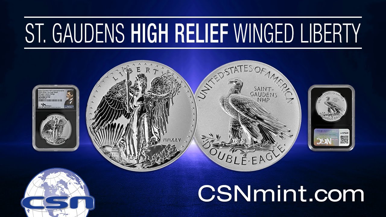 St Gaudens Winged Liberty Silver Coin!!! - YouTube