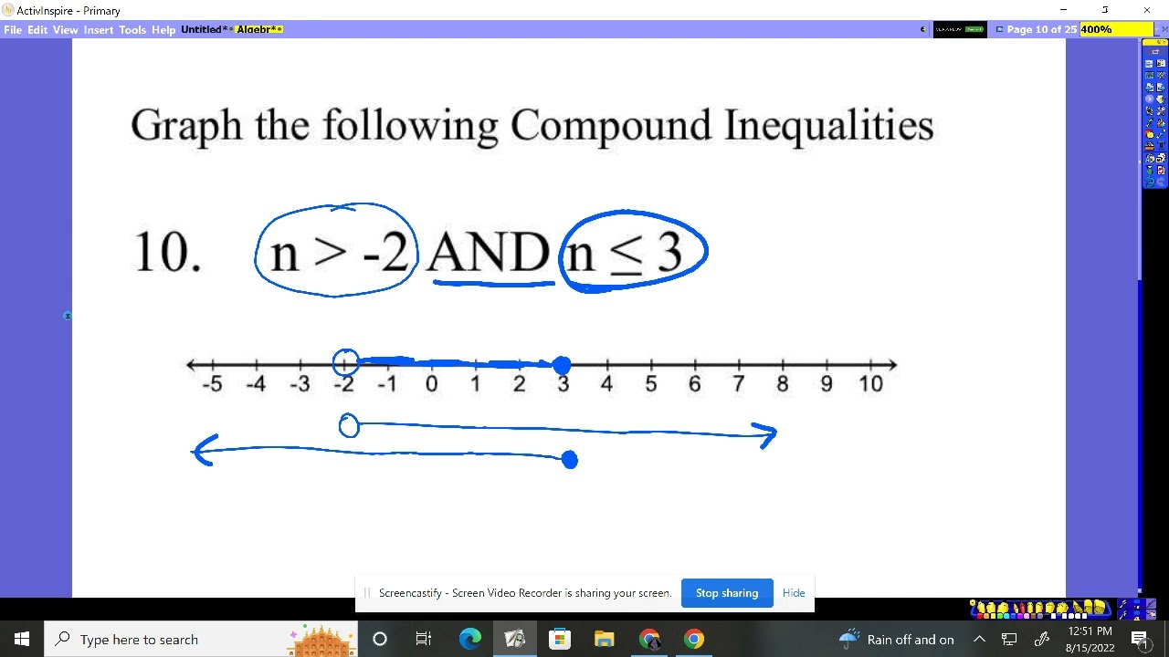 Algebra 2 Chapter 1 Practice Test 1 #10-13 - YouTube
