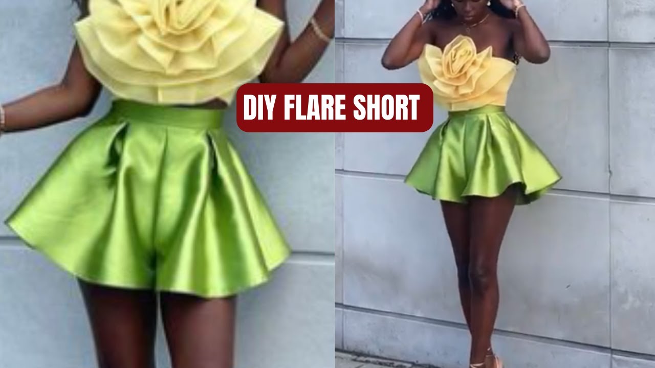 HOW TO DRAFT A FLARE SHORT PATTERN - YouTube