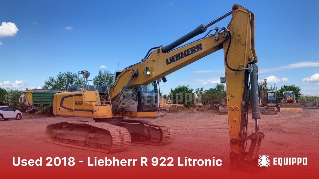Used 2018 - Liebherr R 922 Litronic | Used tracked excavator | equippo ...