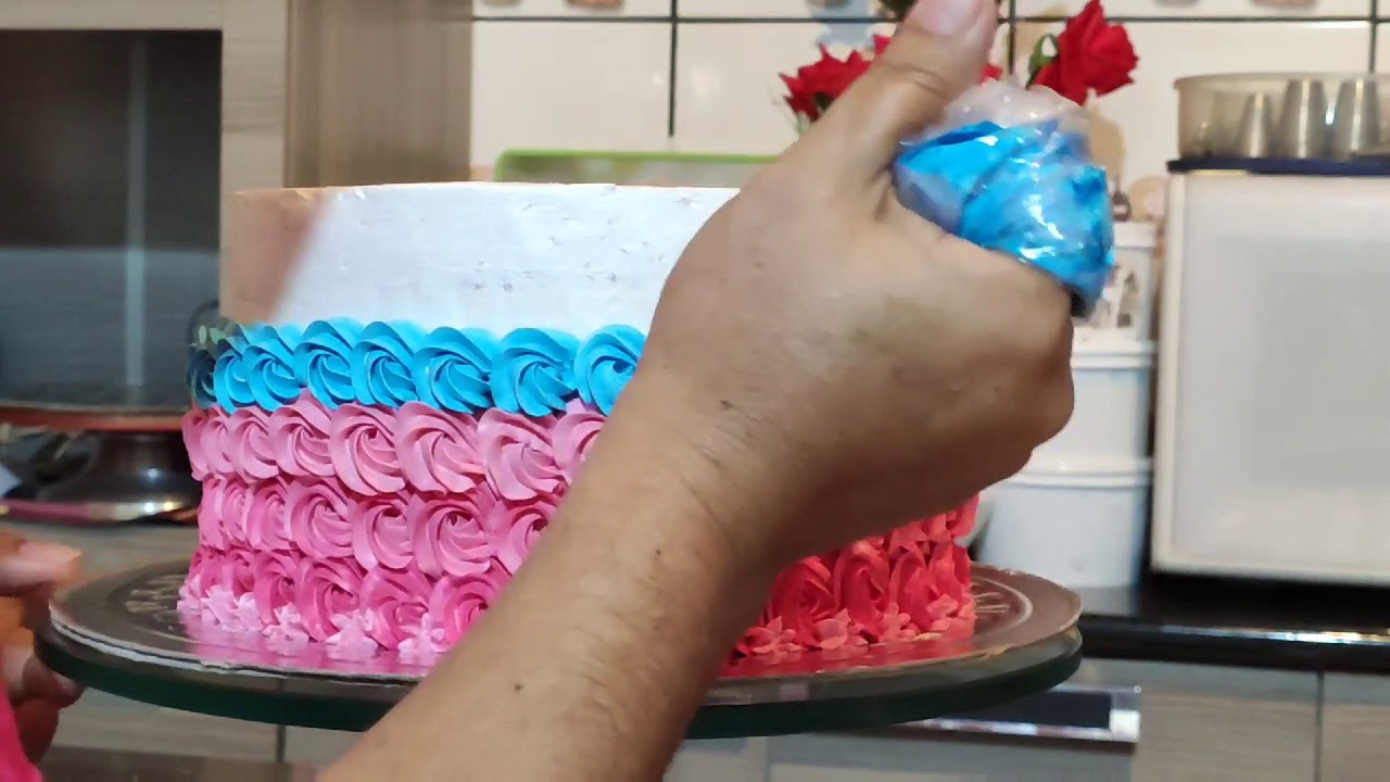 Bolo roseta 35 aberta - YouTube